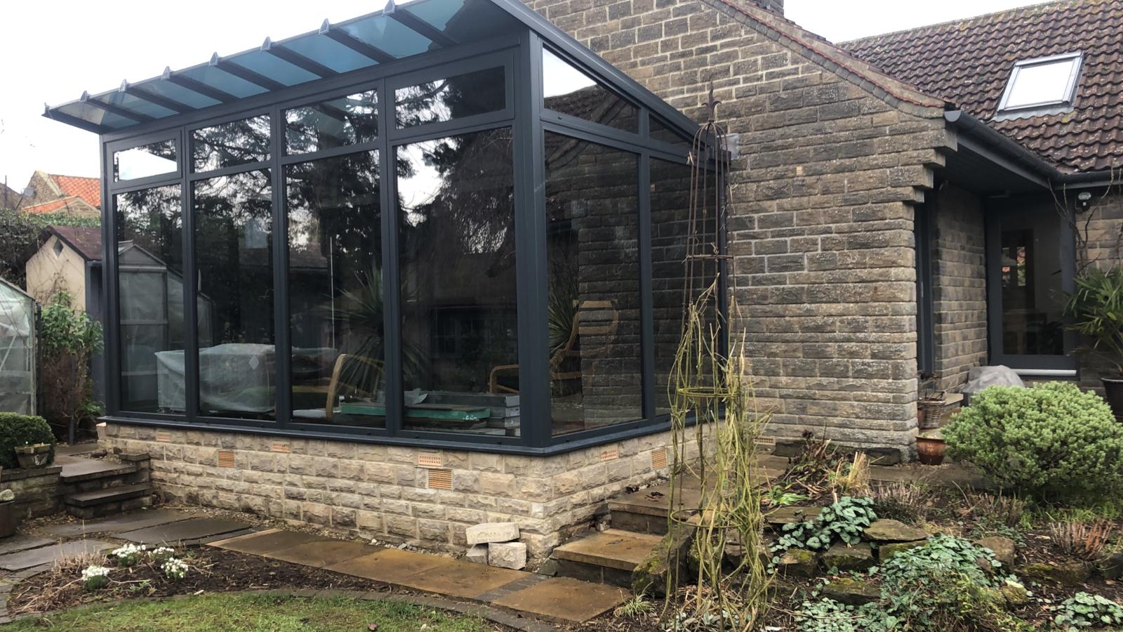 Aluminium Reverse Lean To - Malton, North Yorkshire | Rainbow Yorkshire