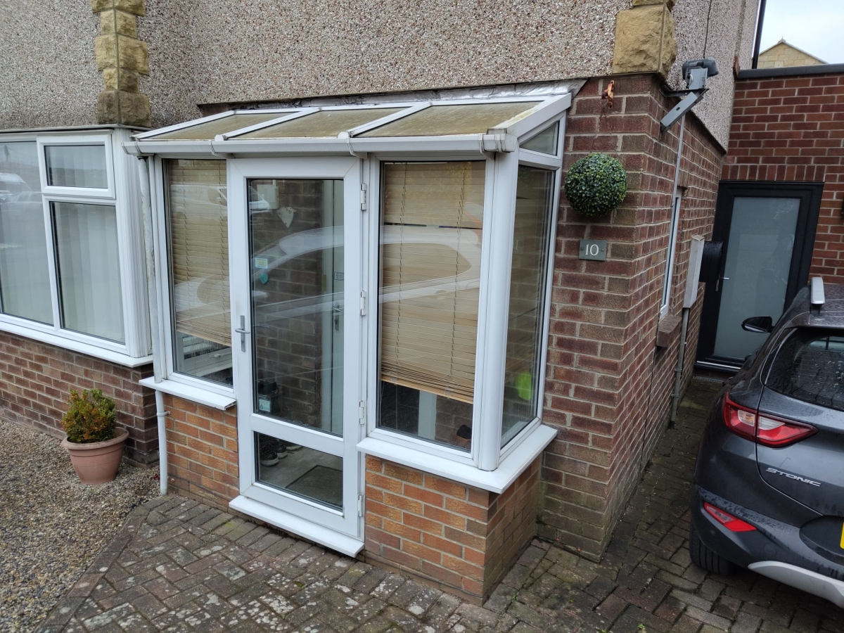 Reilly UPVC Porch - LS28 5QG | Rainbow Yorkshire Ltd